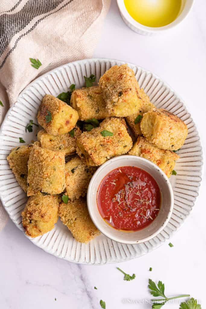 Baked Veggie Tots | Gluten free * Vegan