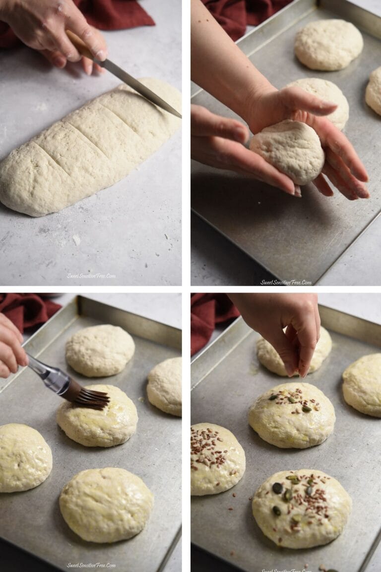 Gluten free No Yeast Soft Buns (Vegan)