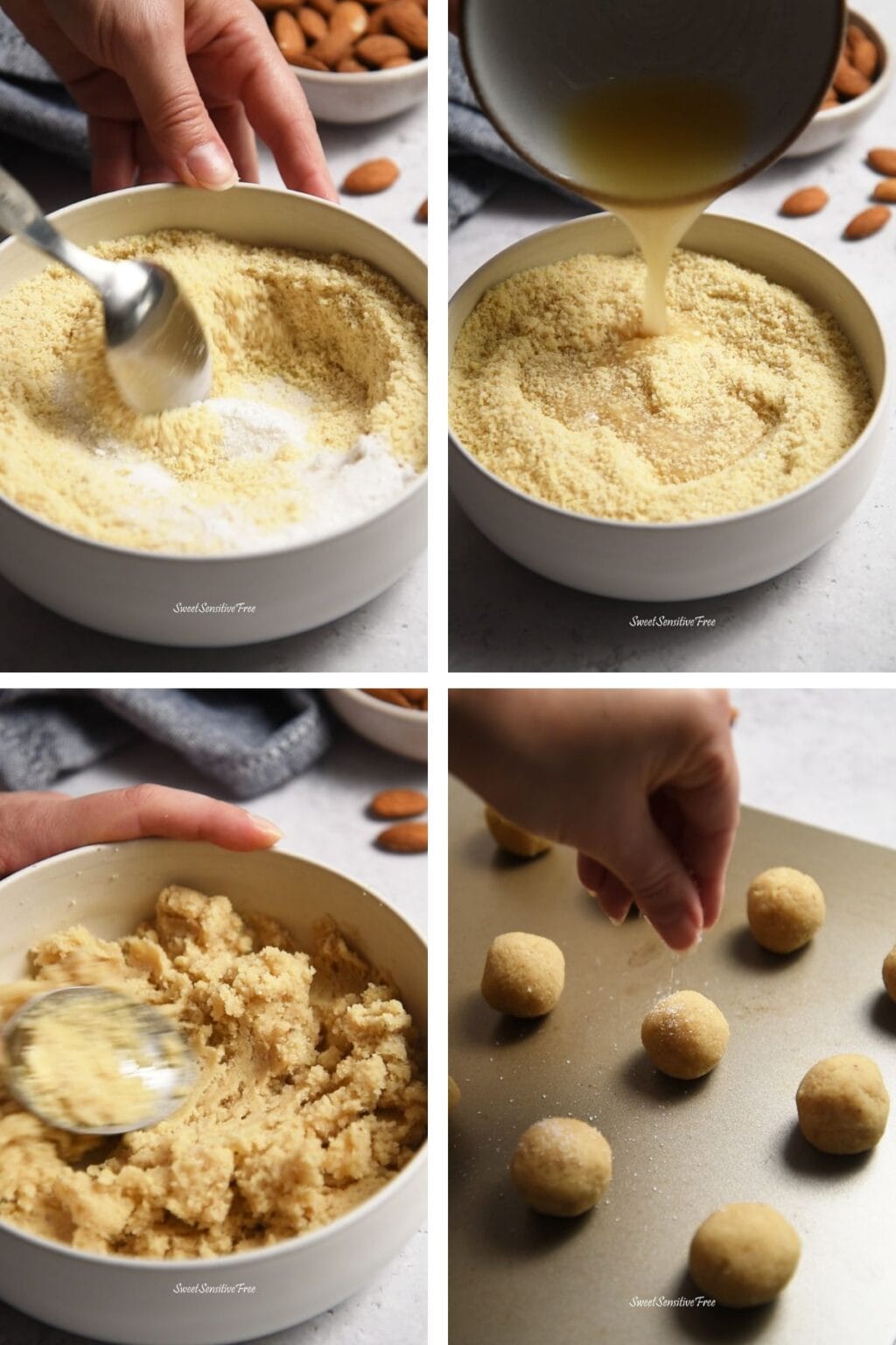 Vegan Amaretti Cookies, Italian Almond Treats (Gluten free)