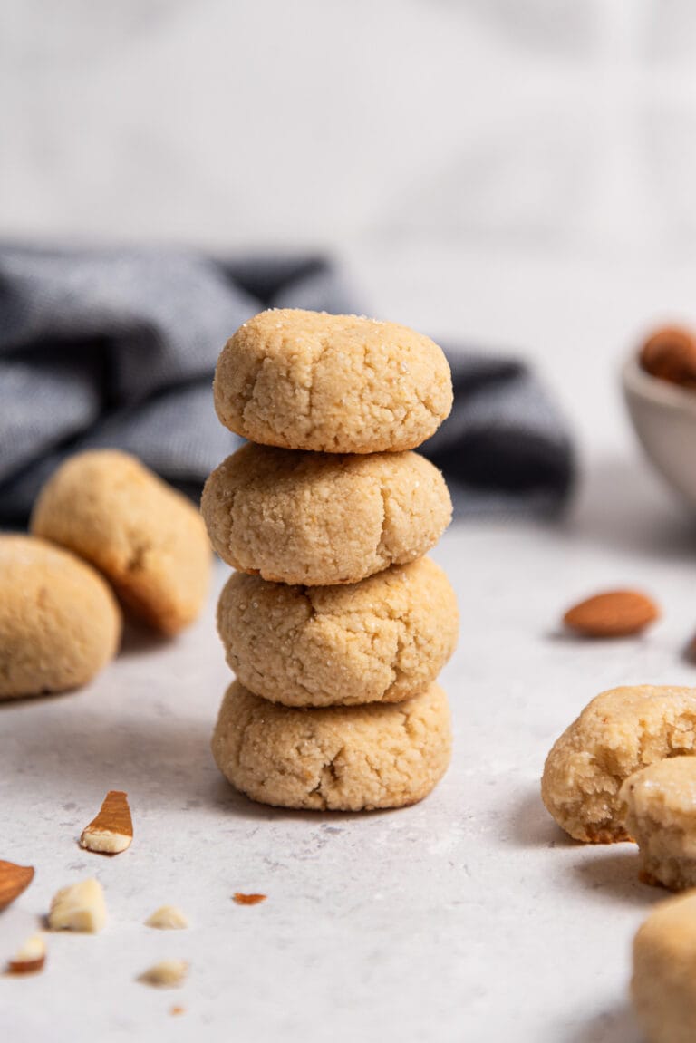 Vegan Amaretti Cookies, Italian Almond Treats (Gluten free)
