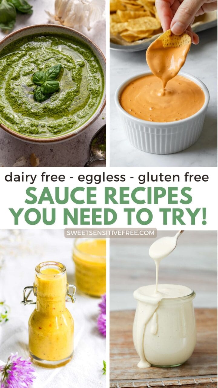 50 Delicious Dairy free Sauces!